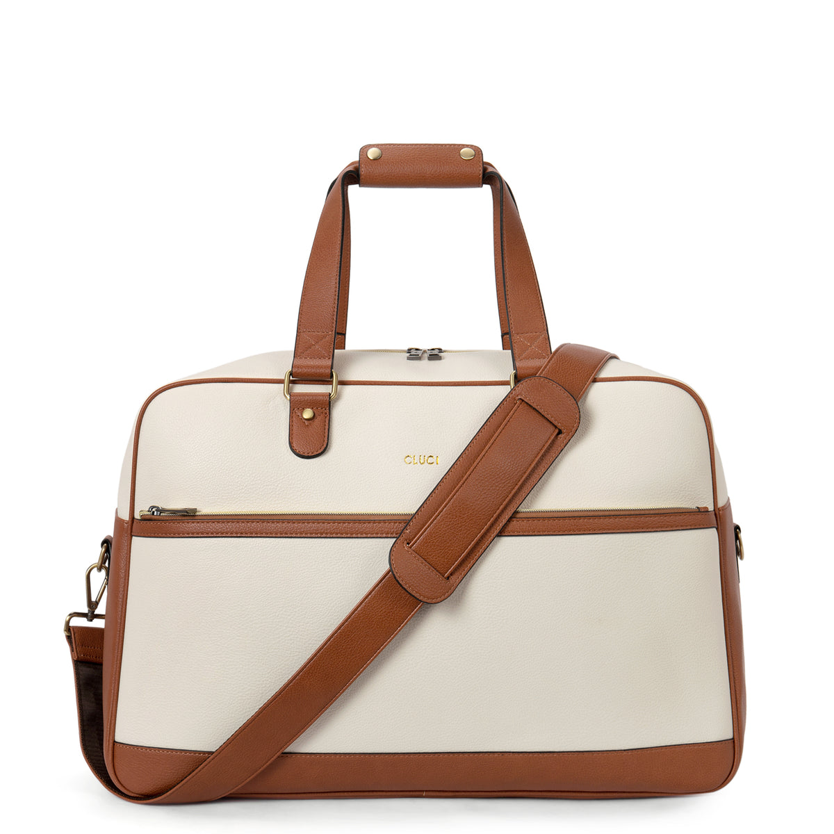 CLUCI Weekender Bag for Women Travel Duffel Bags Carry On Tote with Tr