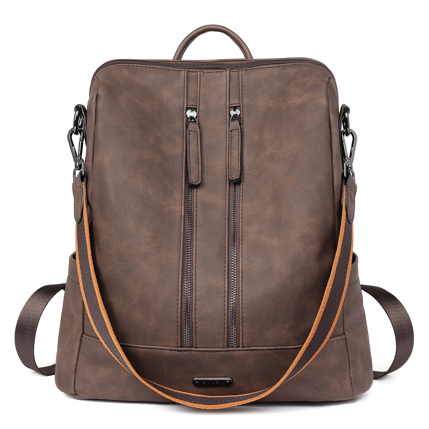 CLUCI Leather Backpack Purse for Women Convertible Large Travel Ladies
