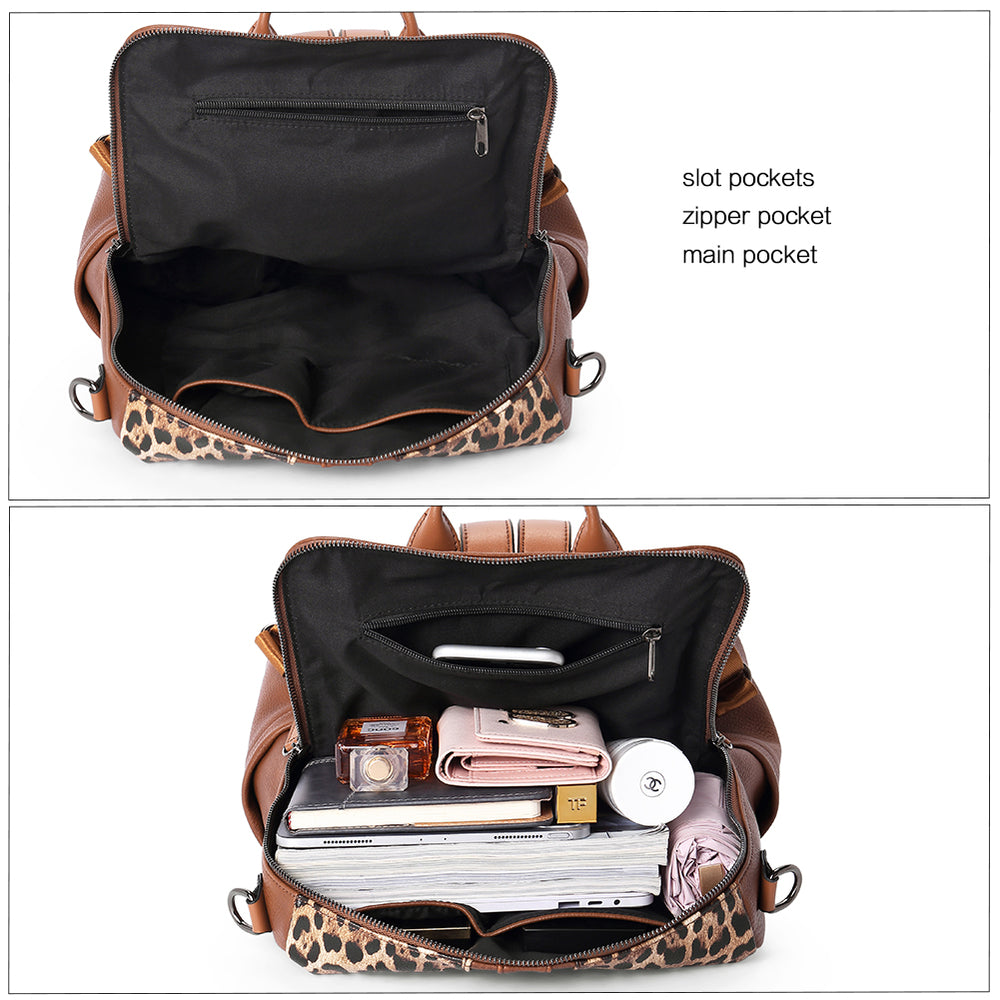 Greene Vegan Soft Leather Backpack Leather Purse For Work And Study | CLUCI