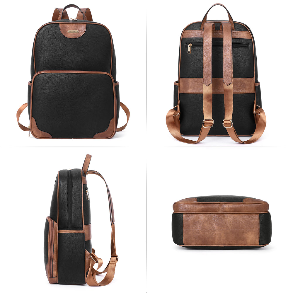 Koch Vegan Womens Designer Laptop Backpack With Luggage Strap