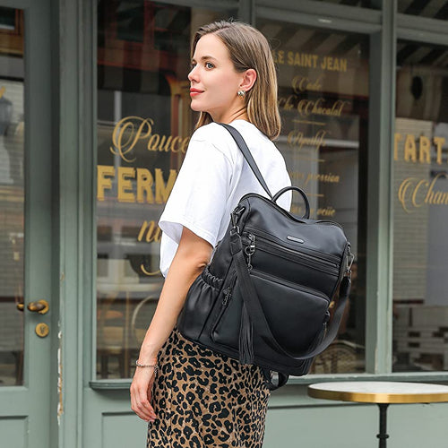 Sustainable Vegan Leather Backpack Purse for Women | CLUCI